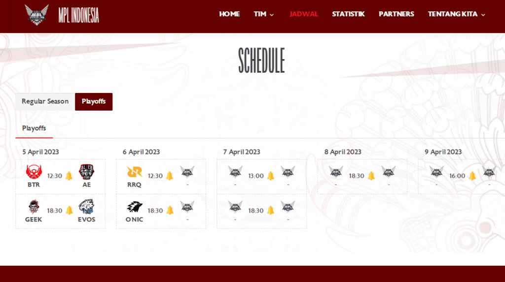 Harga Tiket Playoff MPL ID S11 dan Jadwal Pertandingannya