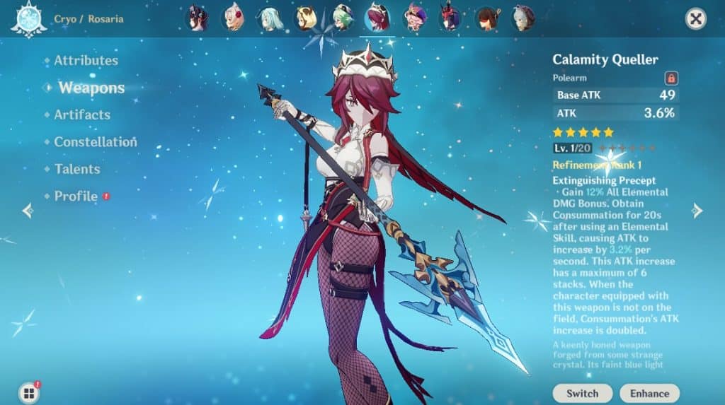 Best Character for Calamity Queller Genshin Impact