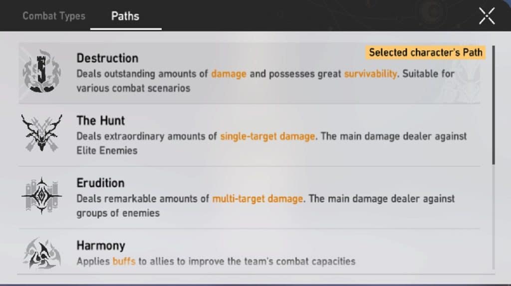Honkai Star Rail Path: Definition, Types, Functions, and Characteristics