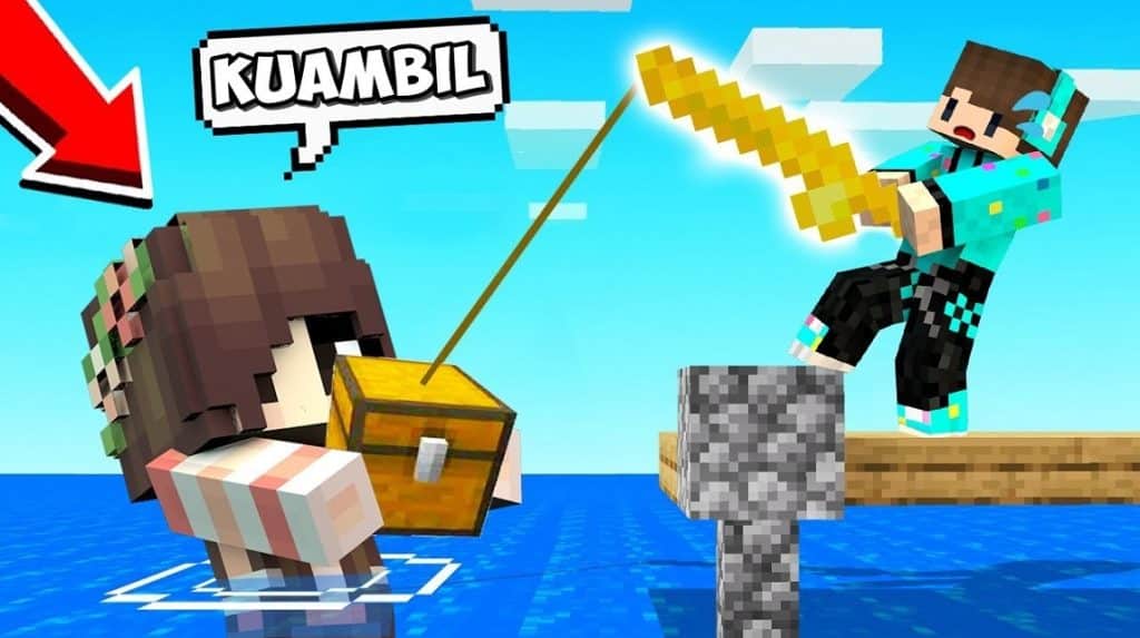 Cara Membuat Joran Terarium di Minecraft