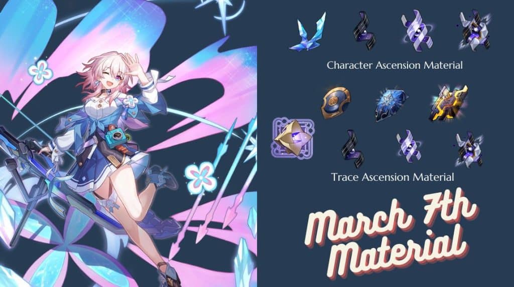 Build March 7th Honkai Star Rail: Trace, Relics, Light Cone, Party