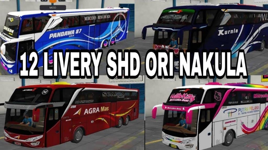 Latest Cool Nakula SHD Bus Livery 2023