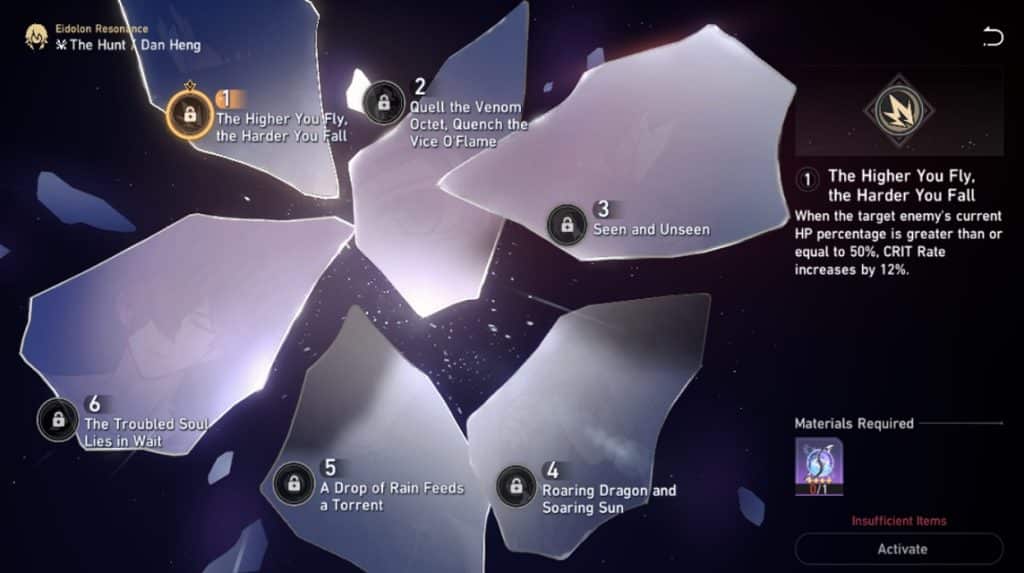 Build Dan Heng Honkai Star Rail: Trace, Gear, dan Party