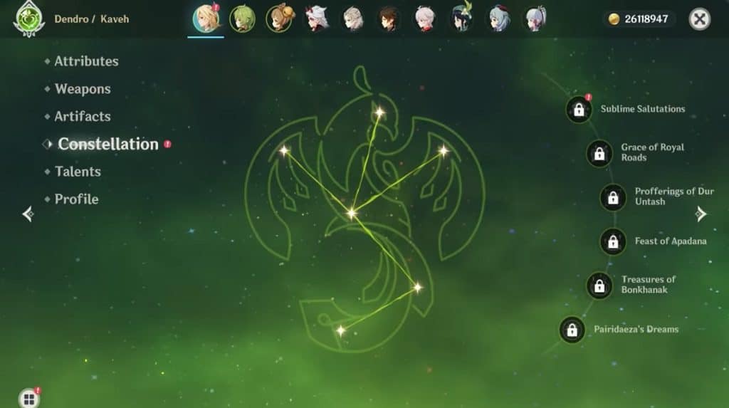 Build Kaveh Genshin Impact: Skill, Artefak, Weapon, Team Comps