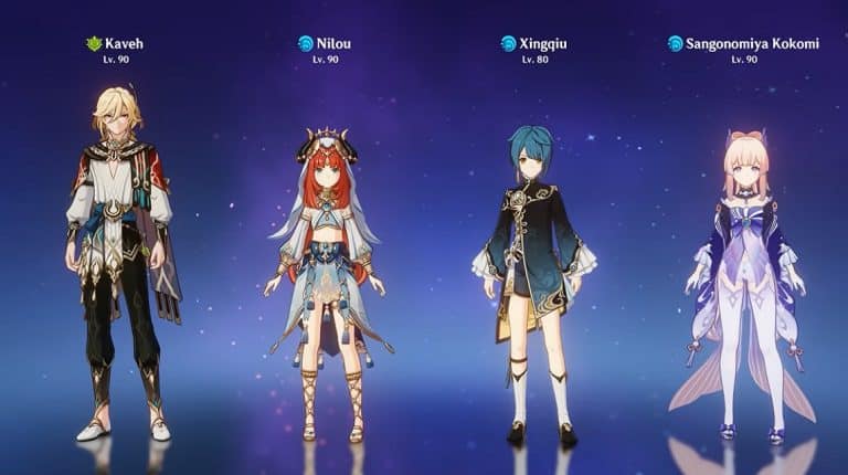 Build Kaveh Genshin Impact: Skill, Artefak, Weapon, Team Comps