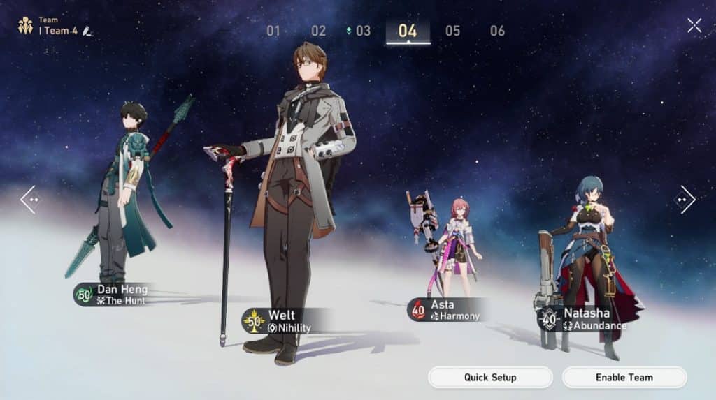 Build Dan Heng Honkai Star Rail: Trace, Gear, and Party