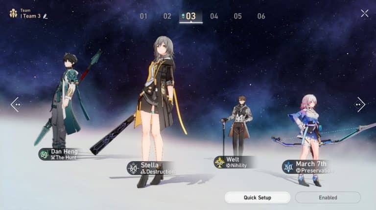 Build Trailblazer Destruction Honkai Star Rail: Trace to Party