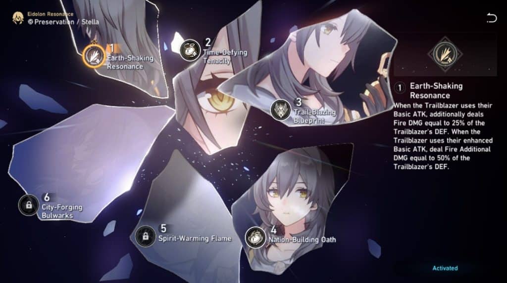 Build Trailblazer Preservation Honkai Star Rail: Trace, Relics, Party