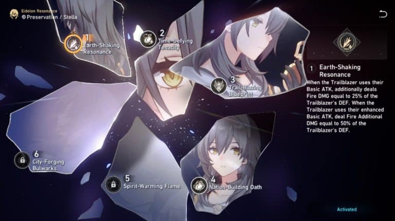 Build Trailblazer Preservation Honkai Star Rail: Trace, Relics, Party