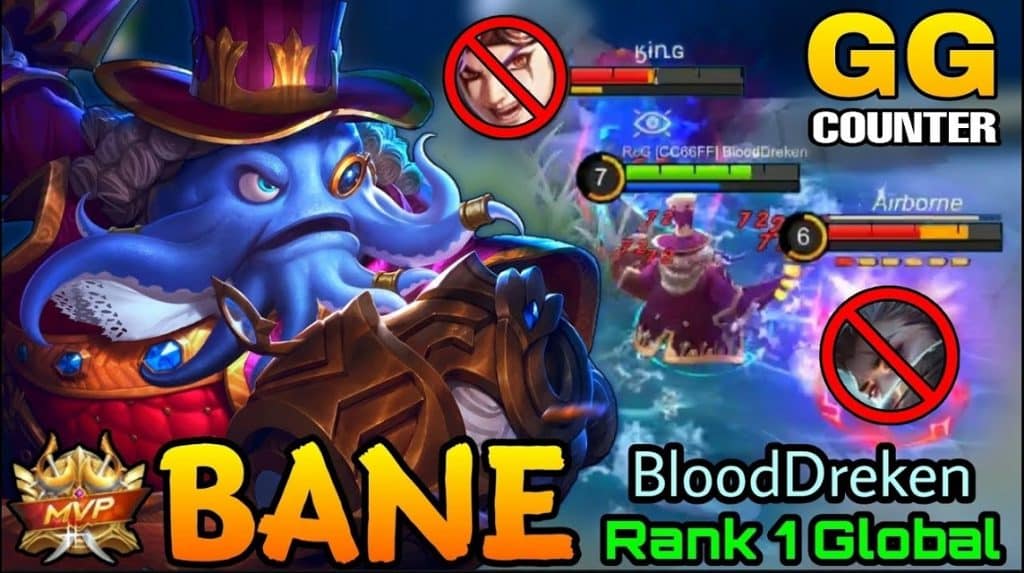 5 Painful Hero Counter Bane ML 2023, Got Locked!