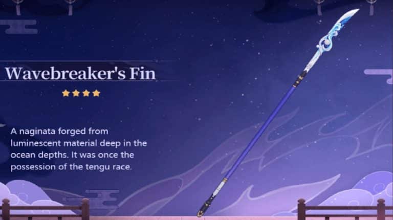 Wavebreaker Fin Genshin Impact: Stats, Materials, Users