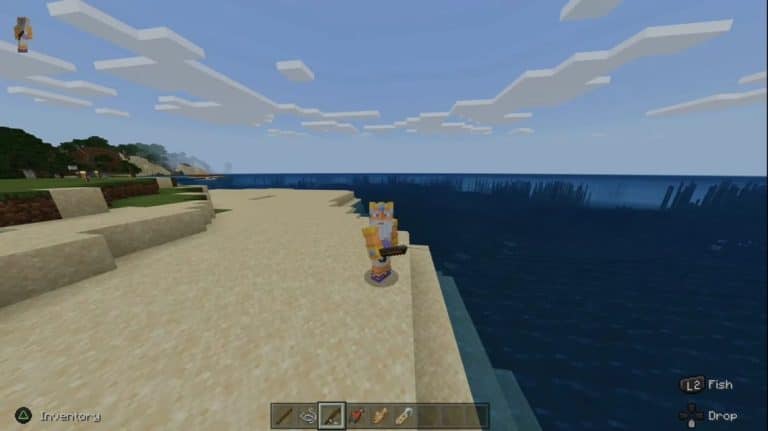 Wie man in Minecraft eine Angelrute herstellt, es ist ganz einfach!