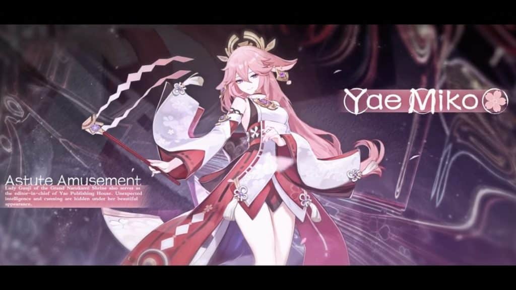 Build Yae Miko Genshin Impact 2023