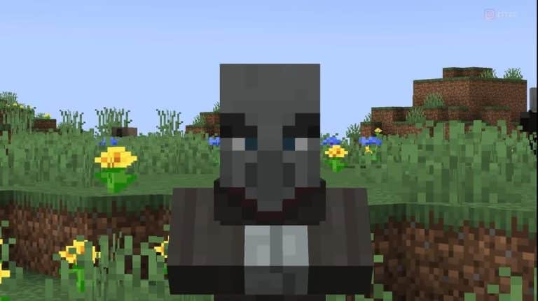 Minecraft's Vindicator, Mob Attacking with an Iron Axe