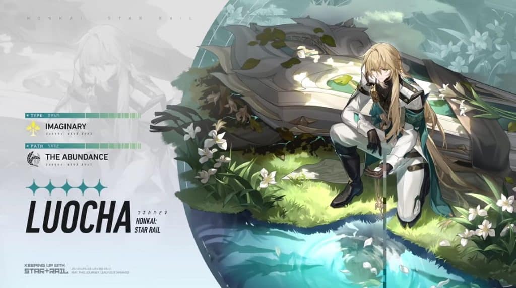 Build Luocha Honkai Star Rail: Trace, Relics, Light Cone, dan Party