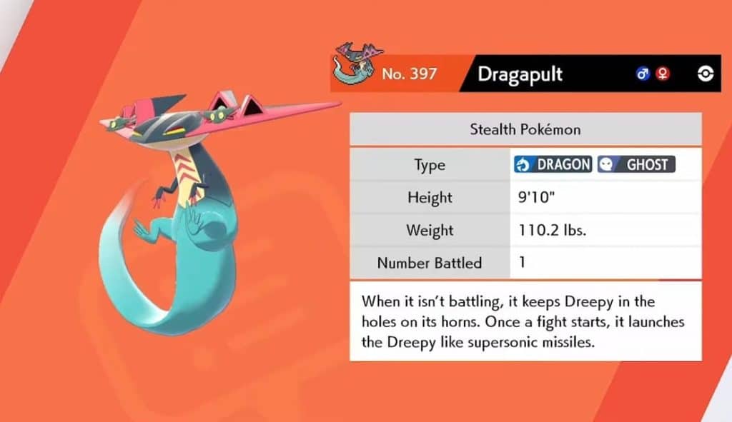 Dragapult: A Two-Type Pokemon That Can See Through!