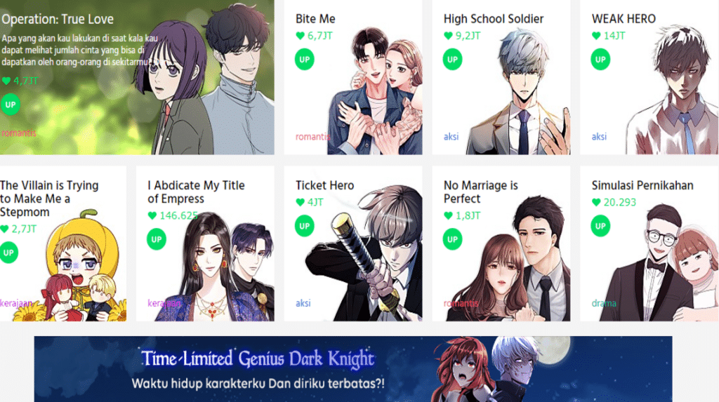 Recommended 15 Most Popular Indonesian Webtoons