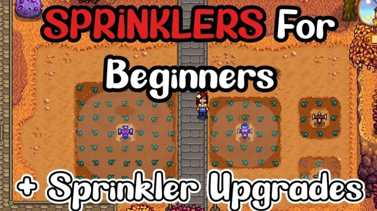 Sprinkler Stardew Valley: Beginner's Guide