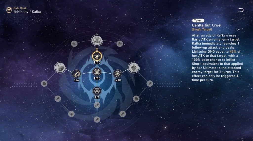 Kafka Honkai Star Rail Builds: Trace, Relics, Light Cone, and Party