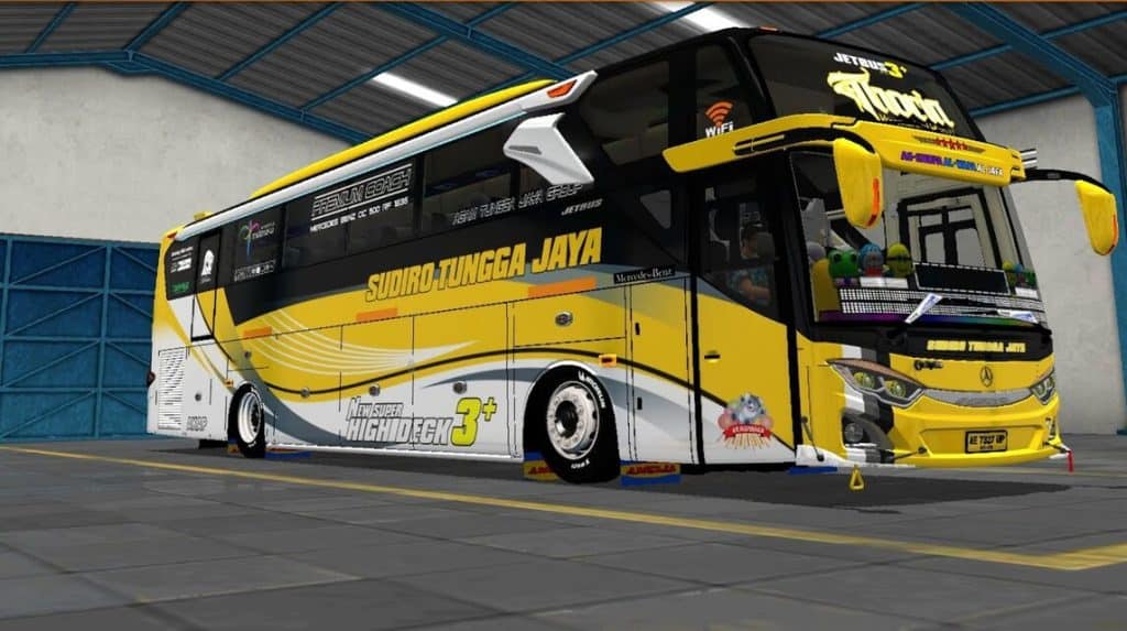 Unduh Livery BUSSID Sudiro Tungga Jaya Lasamba Keren 2023!