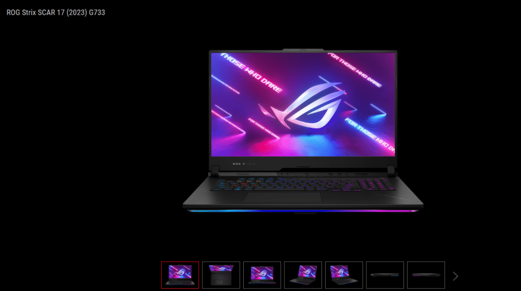 Latest Asus ROG Laptop Price List 2023