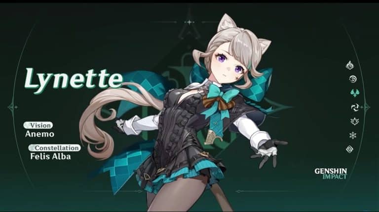 Build Lynette Genshin Impact: Skills, Artifacts, Weapons and Party