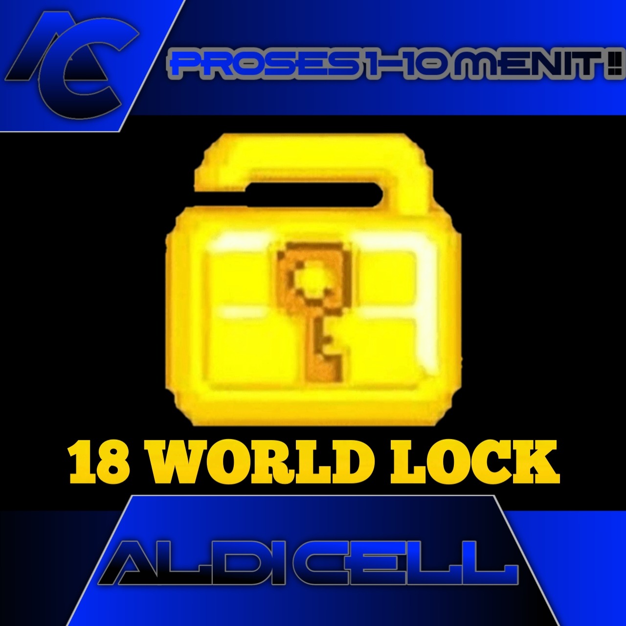 Jual 18 World Lock Growtopia | VCGamers
