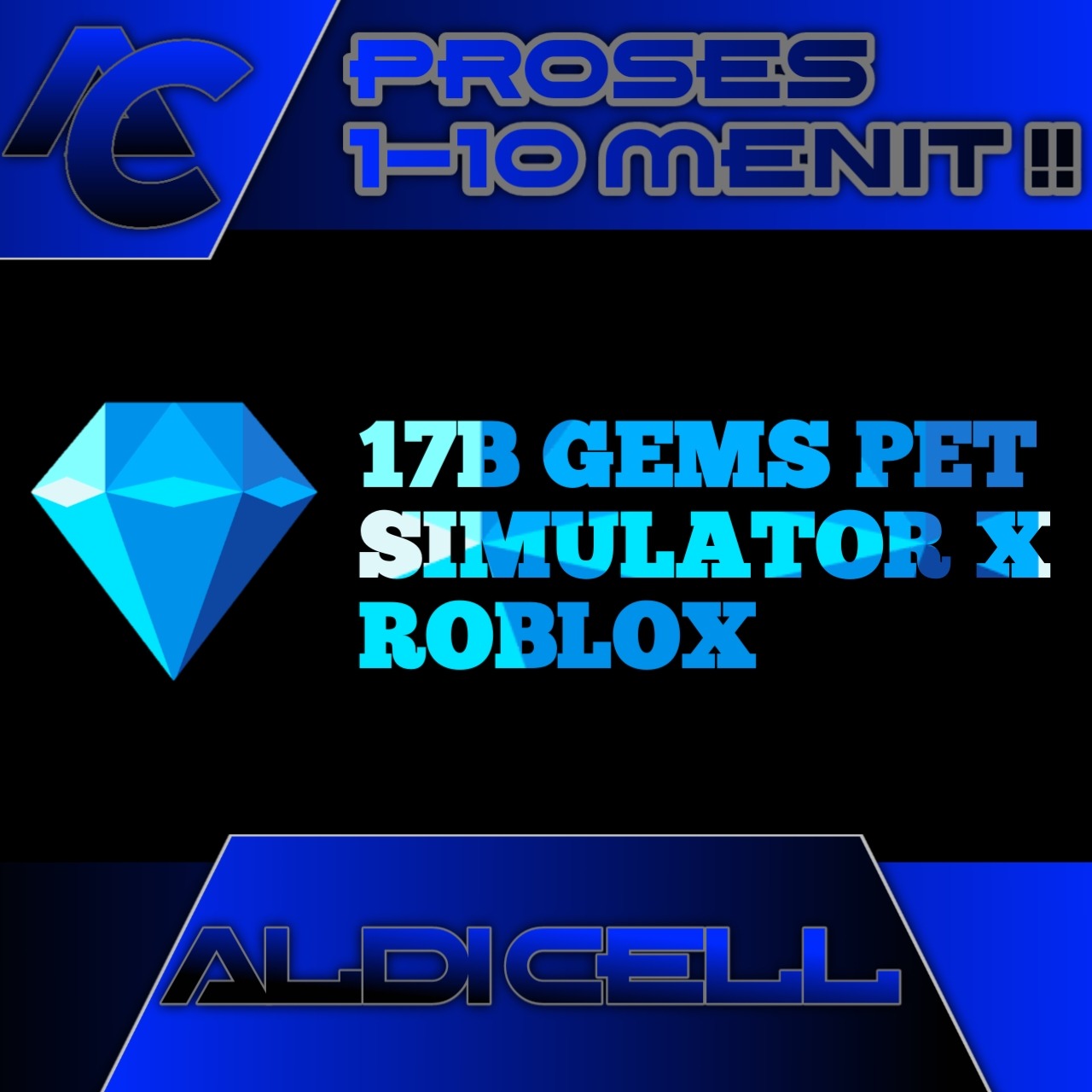Jual 17B Gems Pet Simulator X Roblox Roblox ALDI CELL | VCGamers