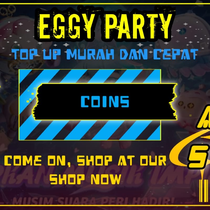 Jual 300 Eggy Coins Eggy Party ALTSSSTORE | VCGamers