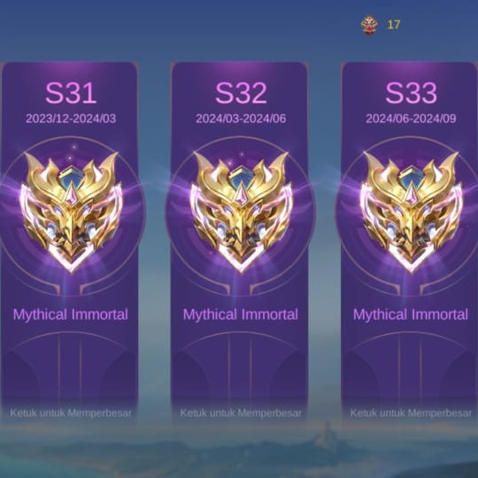 Jual Mythic Honor Perbintang Mobile Legends JekiStore | VCGamers