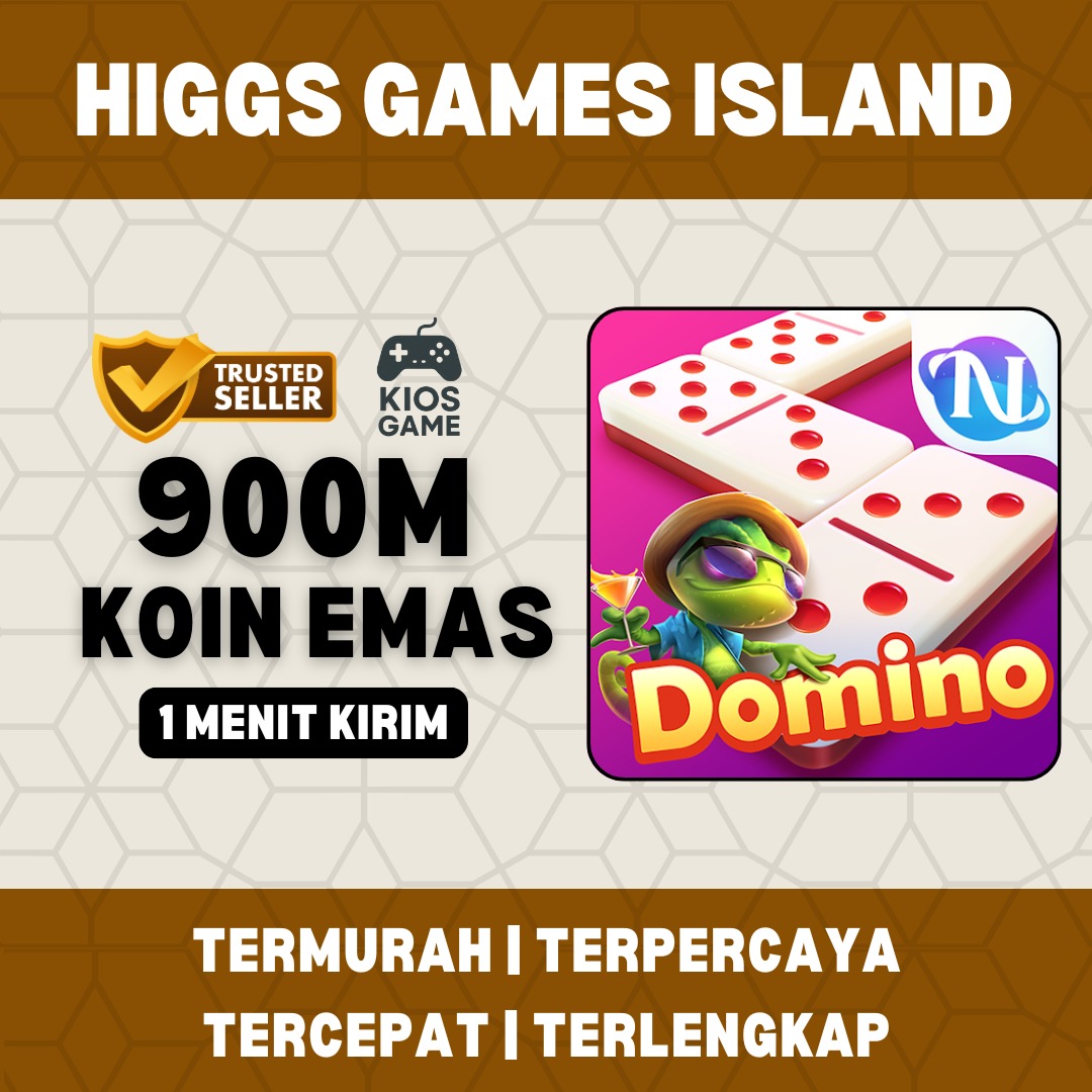 Jual 900M Koin Emas-D Higgs Games Island KIOSGAME | VCGamers