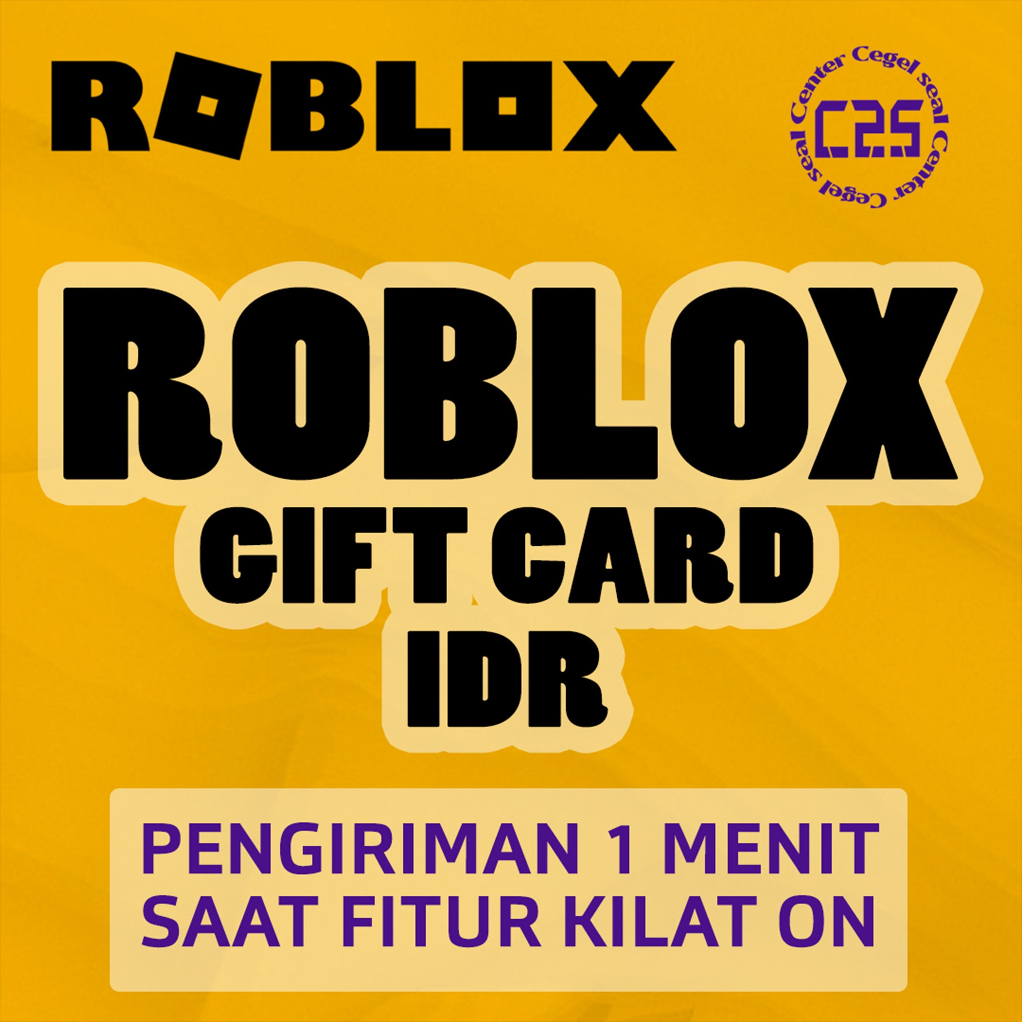 Jual Roblox Gift card IDR 950K Roblox Center Cegel Seal | VCGamers