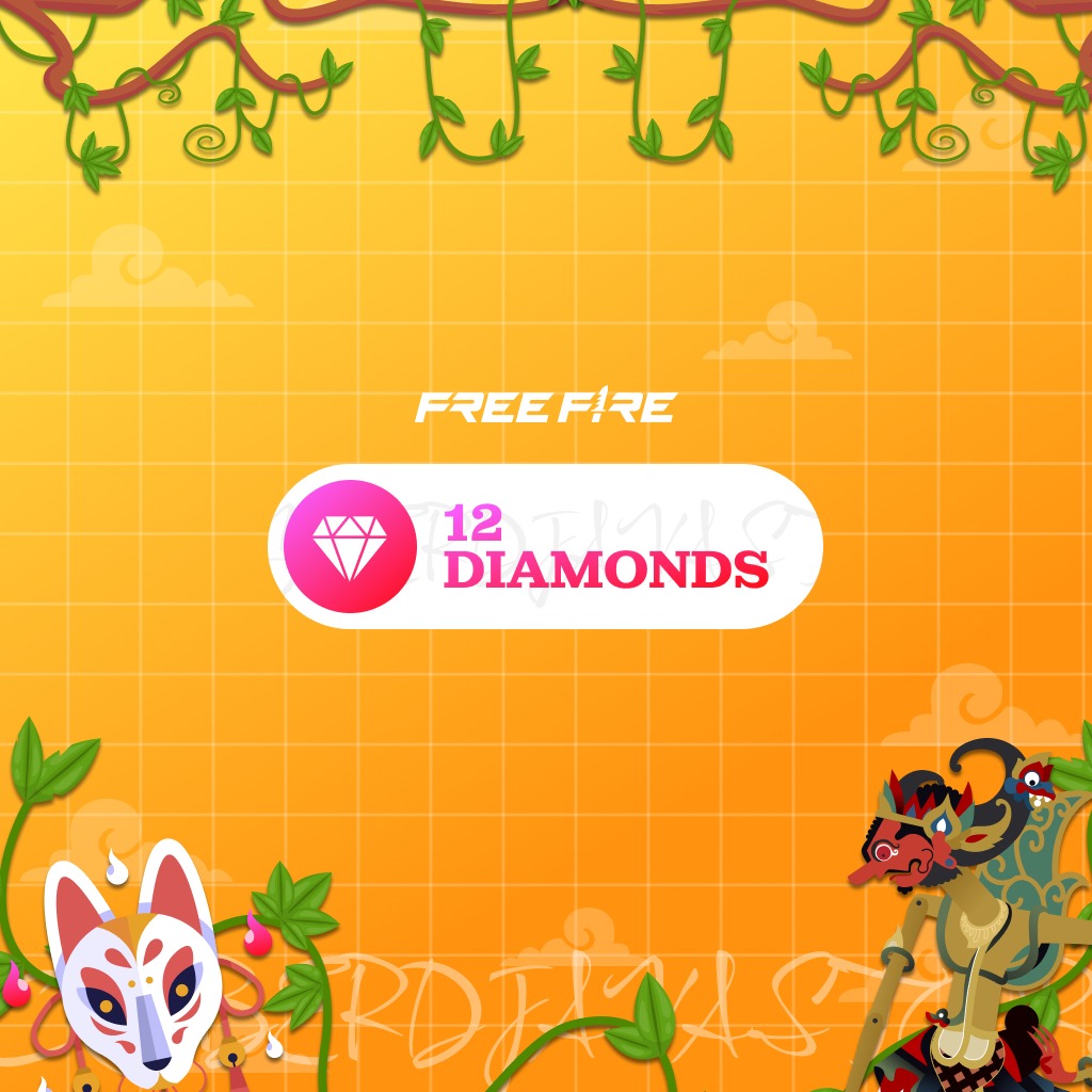 Jual 12 Diamonds Free Fire CyberDjava Store | VCGamers