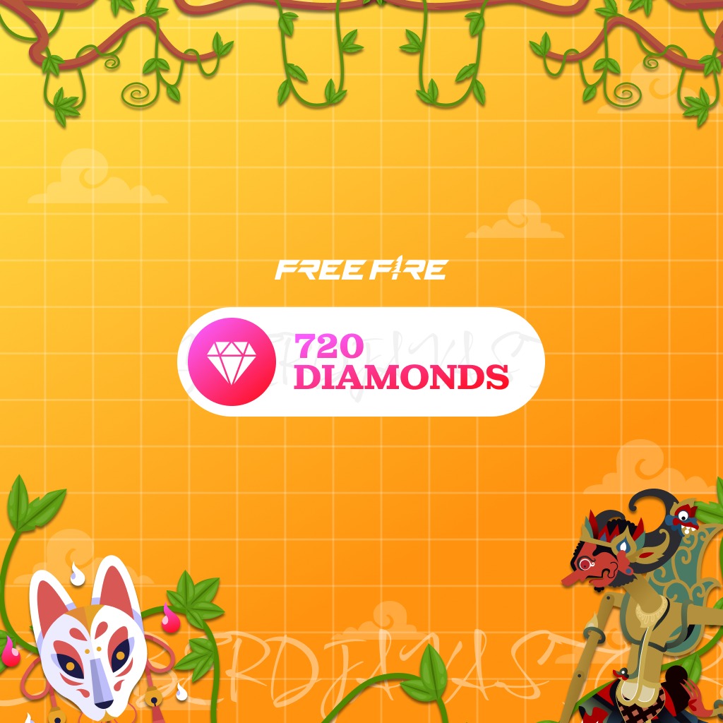 Jual 720 Diamonds Free Fire CyberDjava Store | VCGamers