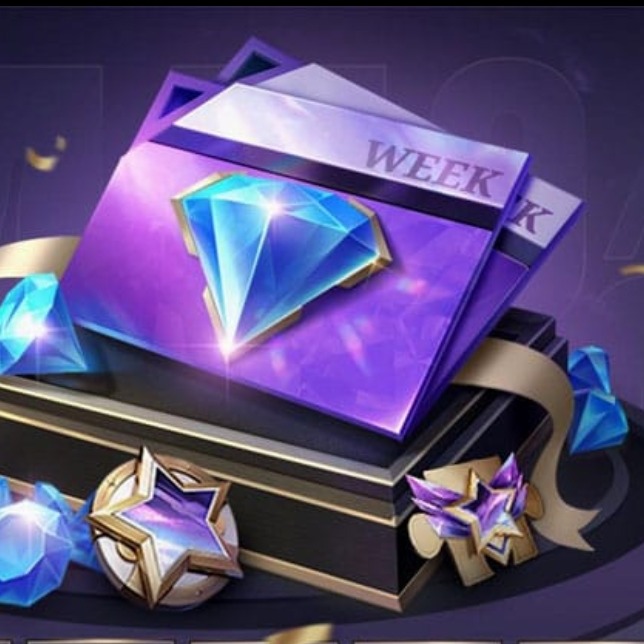Jual ⚡Weekly Diamond Pass +Bonus 12 DM Mobile Legends (TopUp Pertama ...