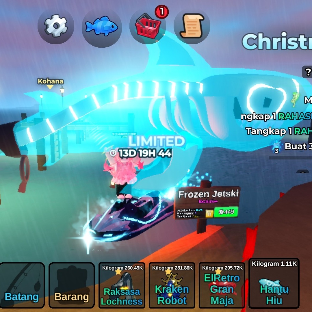 Jual Ghost Shark Fish It! - Roblox SFGAMESTORE | VCGamers