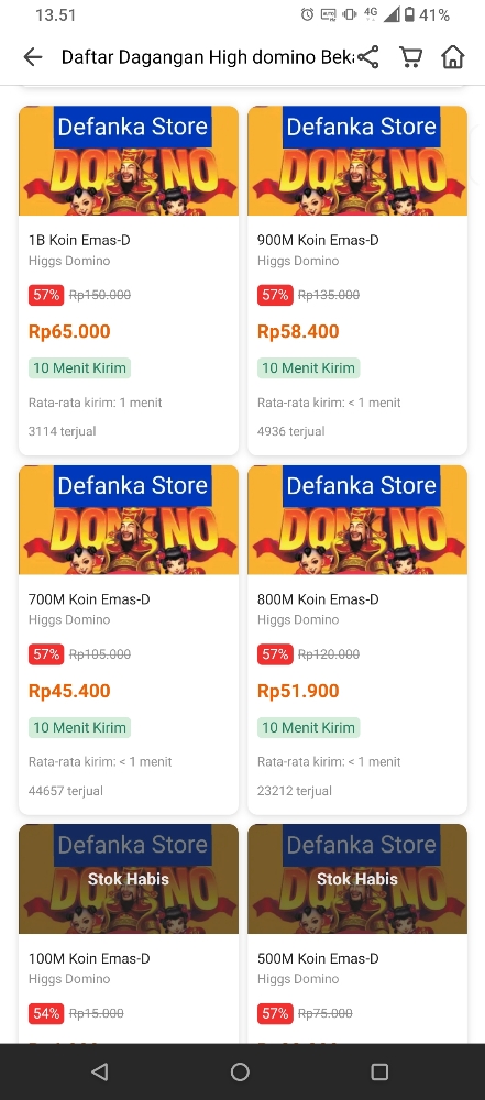 Daftar Produk Bang Def Store Terlaris & Terlengkap - VCGamers