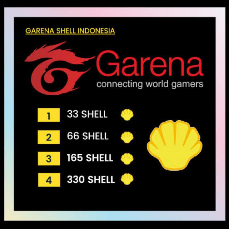 Jual 33 Shells Garena Shell NDKeys | VCGamers