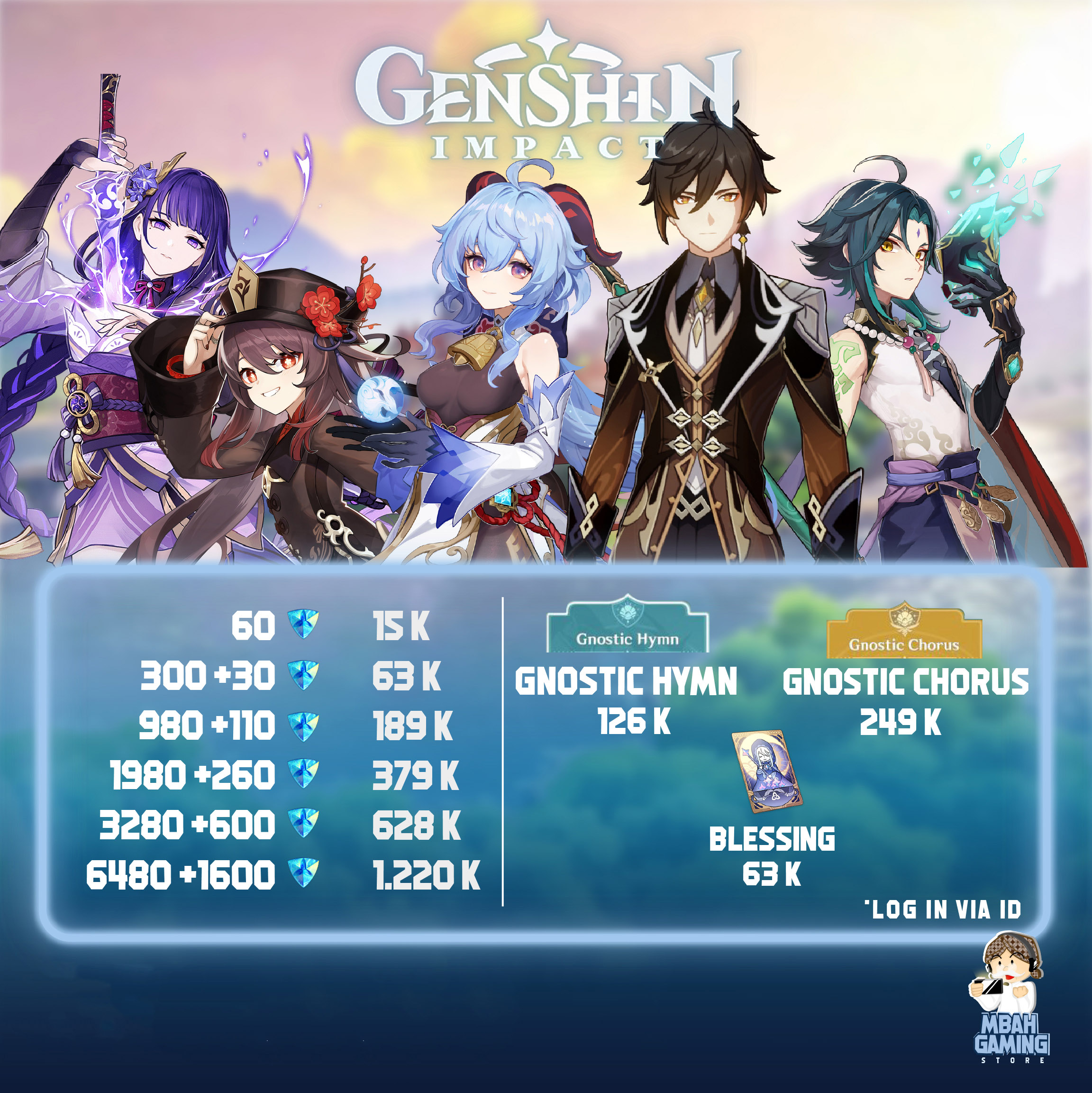 Jual Gnostic Chorus - Genshin Genshin Impact | VCGamers