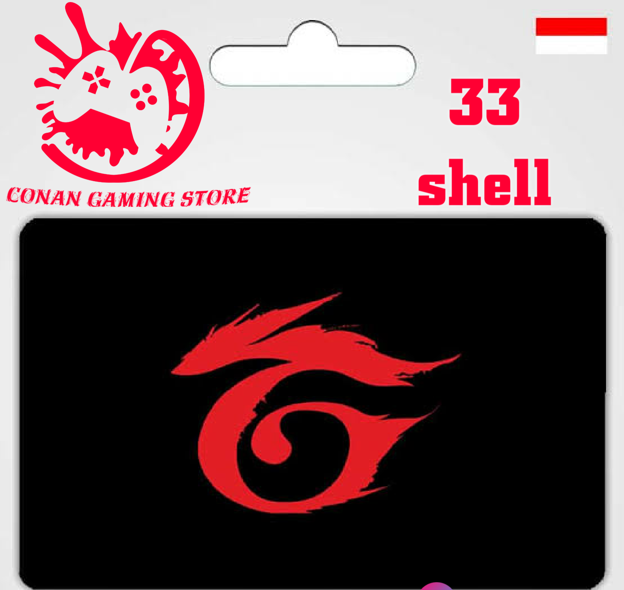 Jual 33 Shells Garena Shell CONAN GAMING STORE | VCGamers
