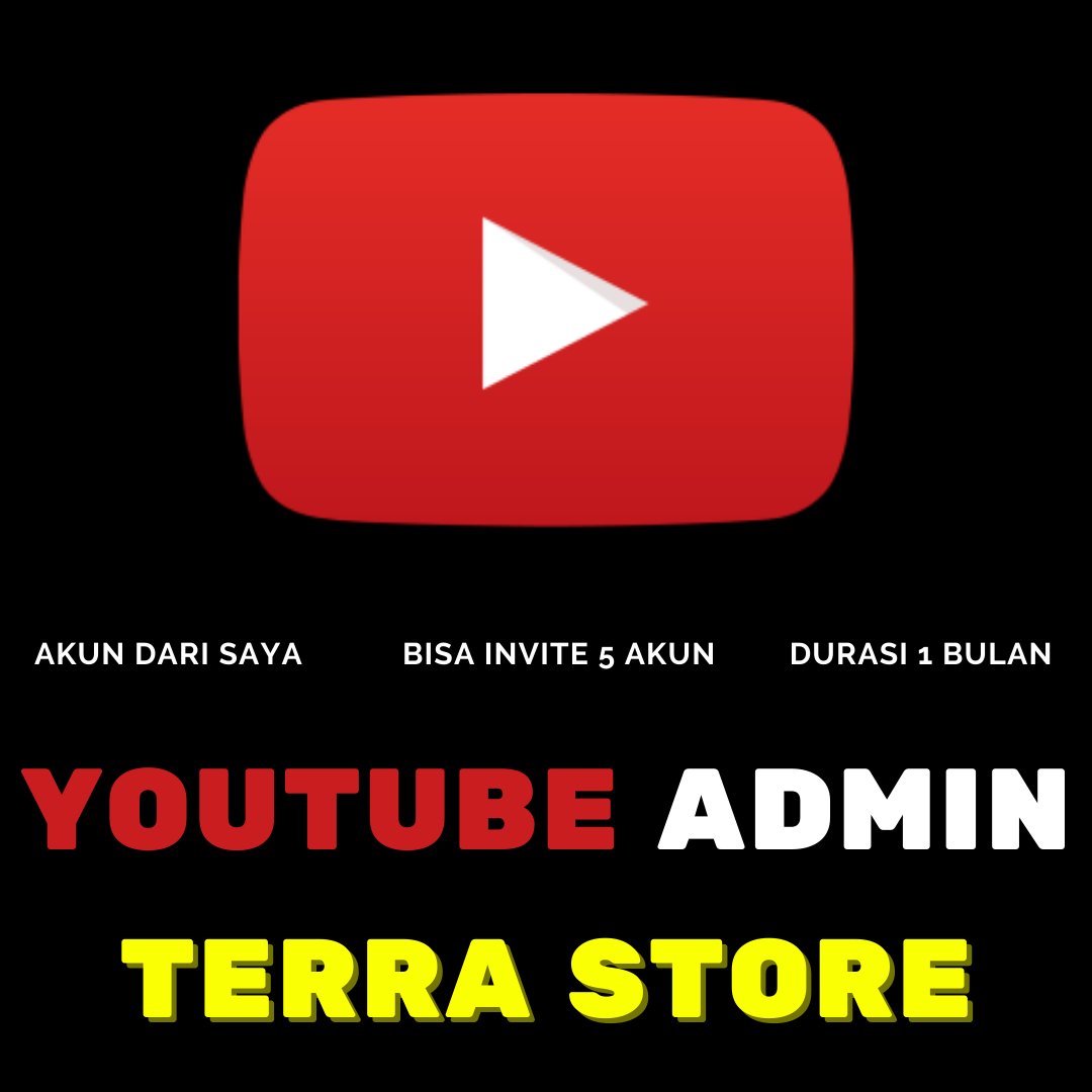 Jual YouTube Admin 1 Bulan YouTube | VCGamers