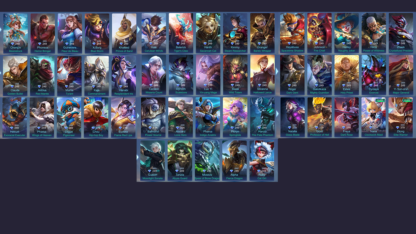 Jual Akun Pribadi Mobile Legends Mobile Legends freezebee | VCGamers