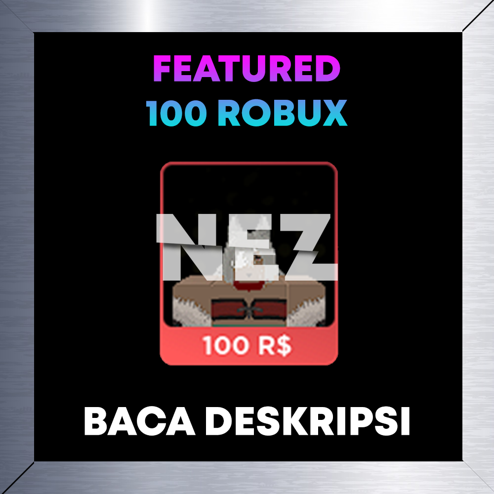 Jual Featured 100 Robux Roblox | VCGamers