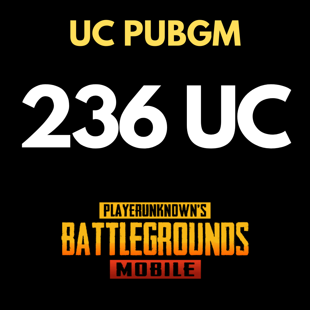 Jual 236 UC PUBG Mobile | VCGamers