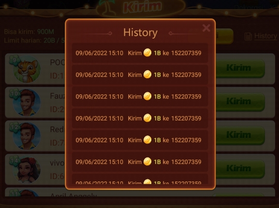 Jual 1B Koin Emas-D Higgs Games Island Kouta internet +62 | VCGamers