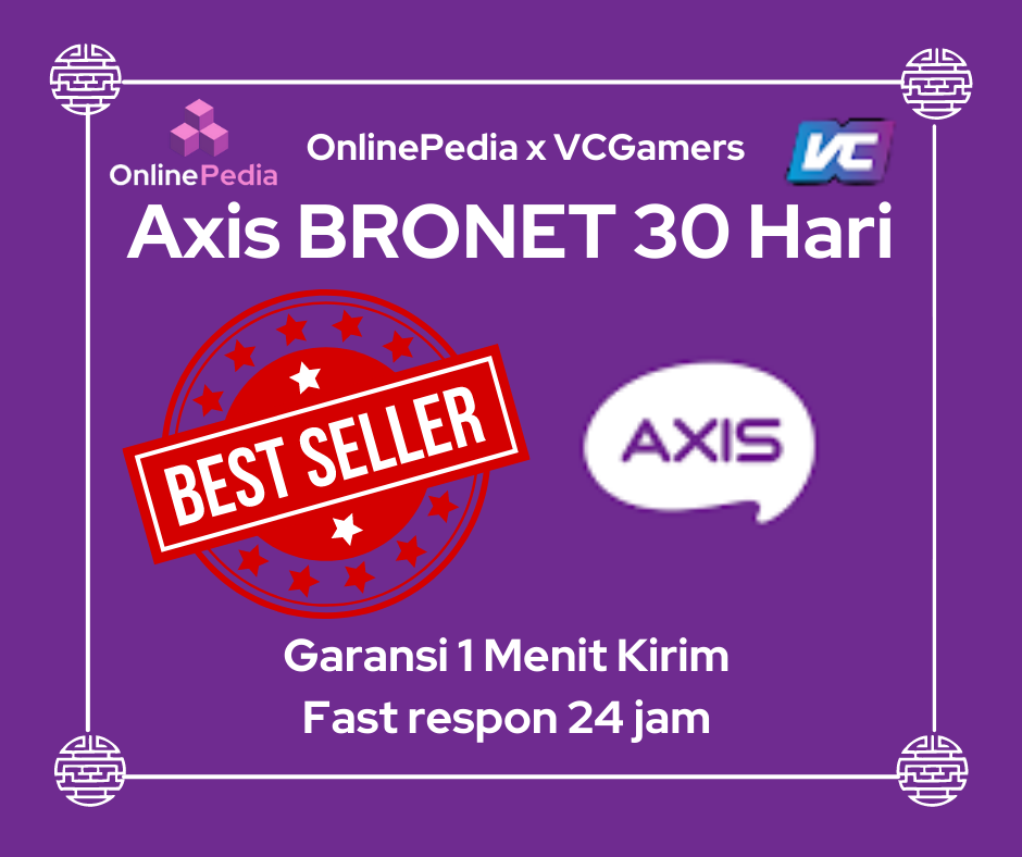 Jual Bronet 5GB / 30 Hari Axis | VCGamers