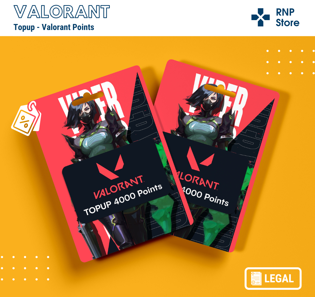 Jual 4000 Points Valorant RNP Store | VCGamers