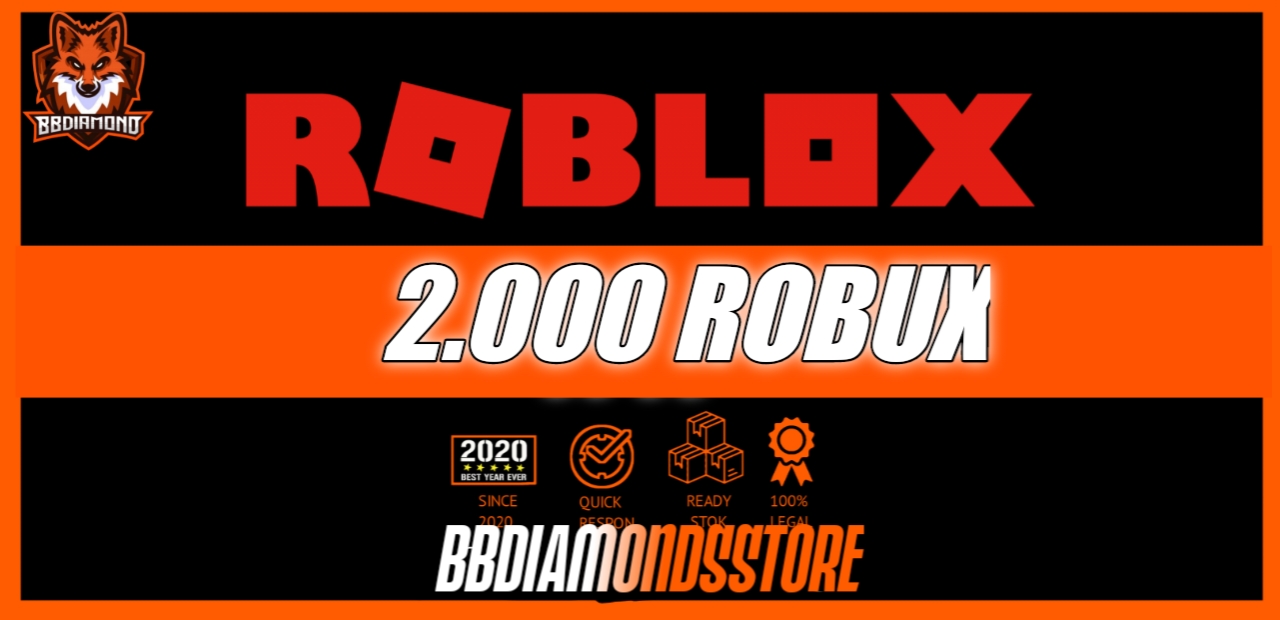 Jual 2.000 Robux Roblox Bbdiamondsstore | VCGamers