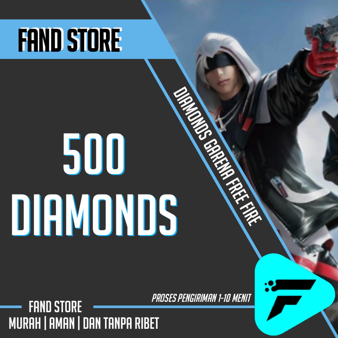 Jual 500 Diamonds Free Fire FAND STORE | VCGamers