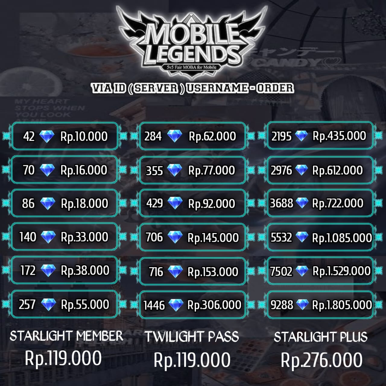 Jual 257 Diamonds Mobile Legends IDN7STORE | VCGamers